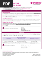 Ambetter Claim Dispute & Reconsideration Form | PDF