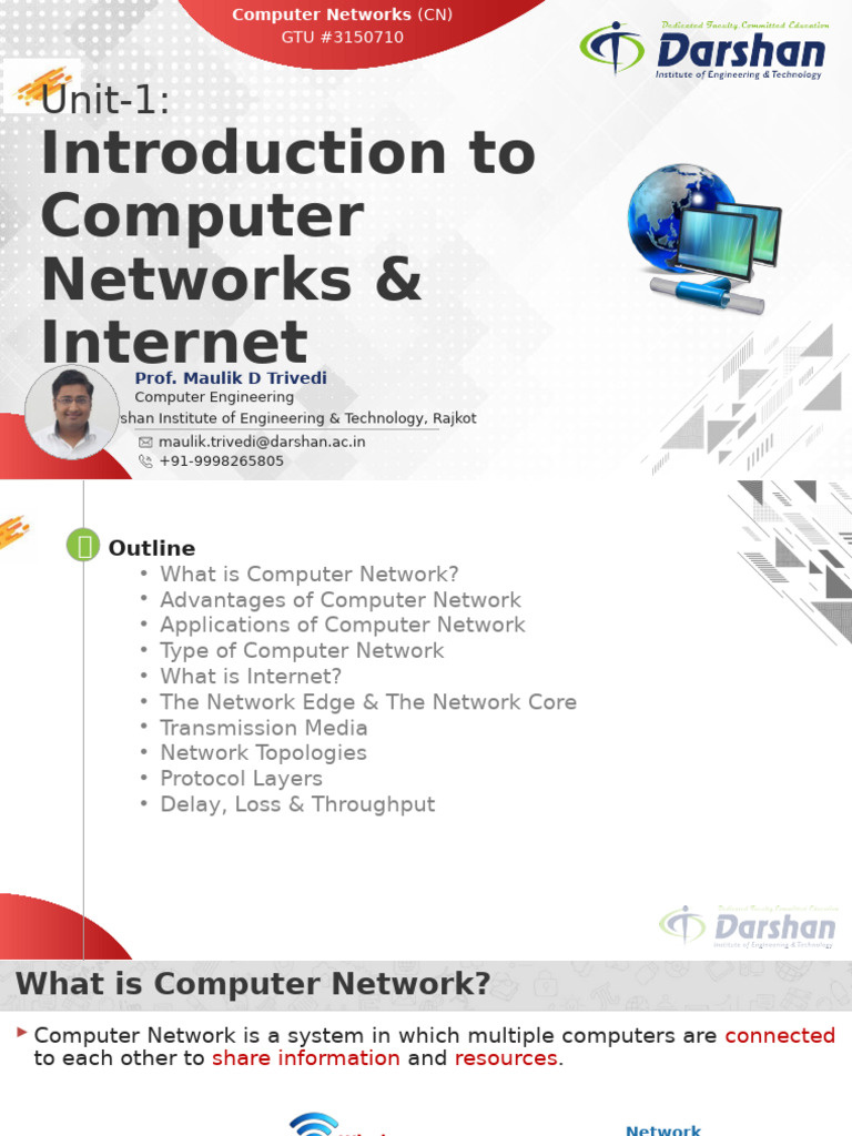 UNIT1 Computer network systems | PDF | Transmission Medium | Network Topology