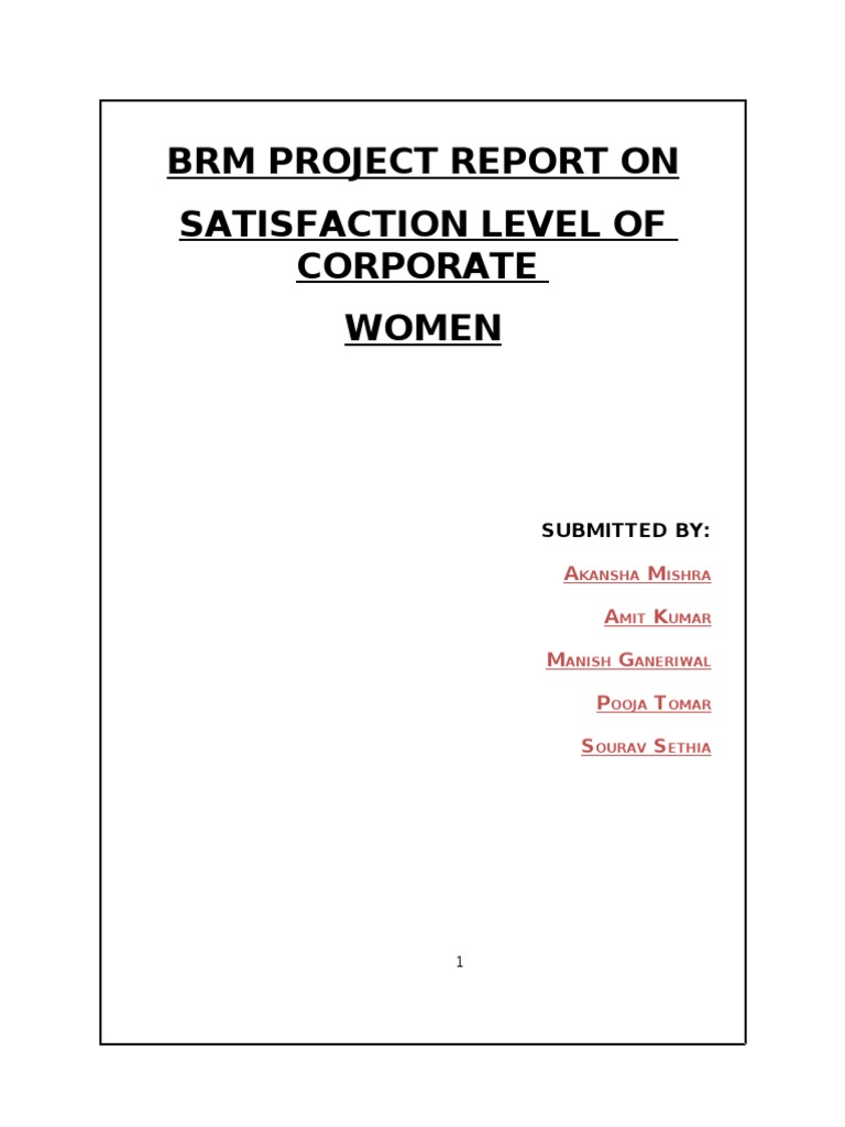 BRM Final Project | PDF | Chi Squared Distribution | Diversity (Business)