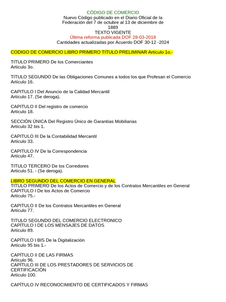 Resumen Del Codigo de Comercio | PDF | Pagaré | Bancarrota