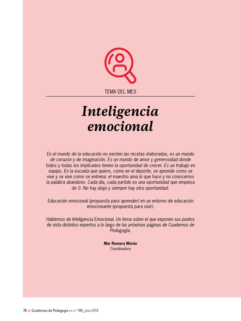Educación Emocional en la Escuela | PDF | Las emociones | Felicidad