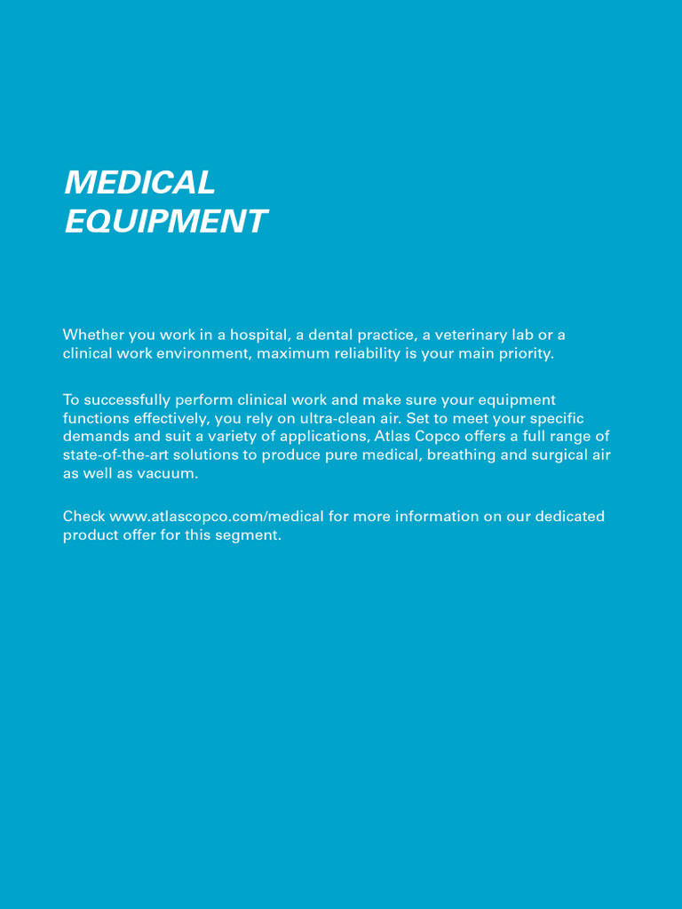 Atlas Copco | PDF | Medical Device | Reliability Engineering