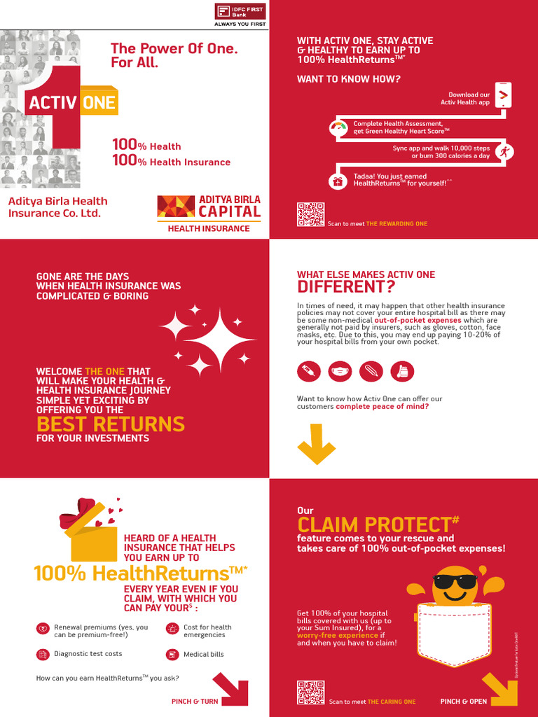 Activ One NXT Health Insurance Overview | PDF | Insurance | Underwriting