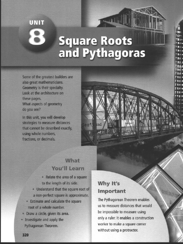 Square Roots and Pythagorean Theorem | PDF | Elementary Mathematics ...