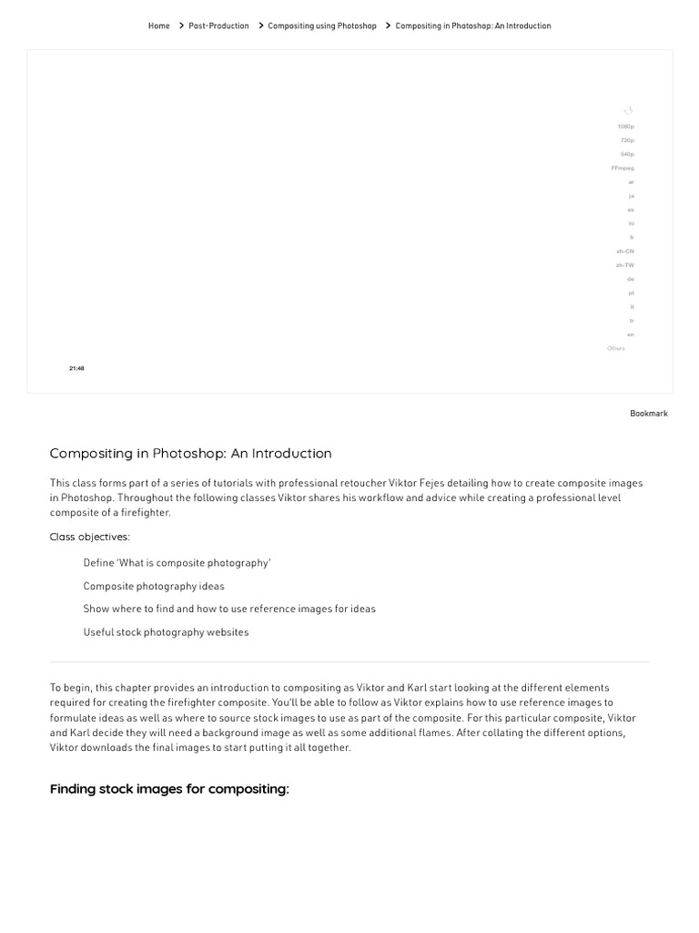 Photoshop Compositing Basics Guide | PDF | Imaging