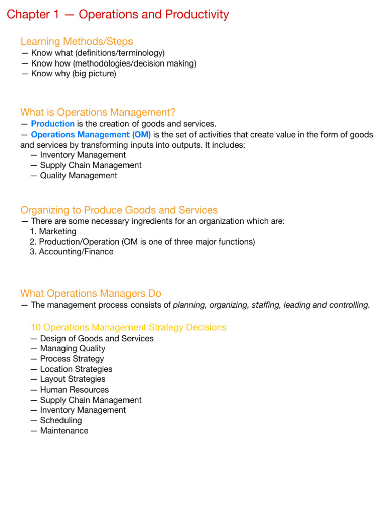 Operations Management and Decision Making | PDF | Mathematical ...