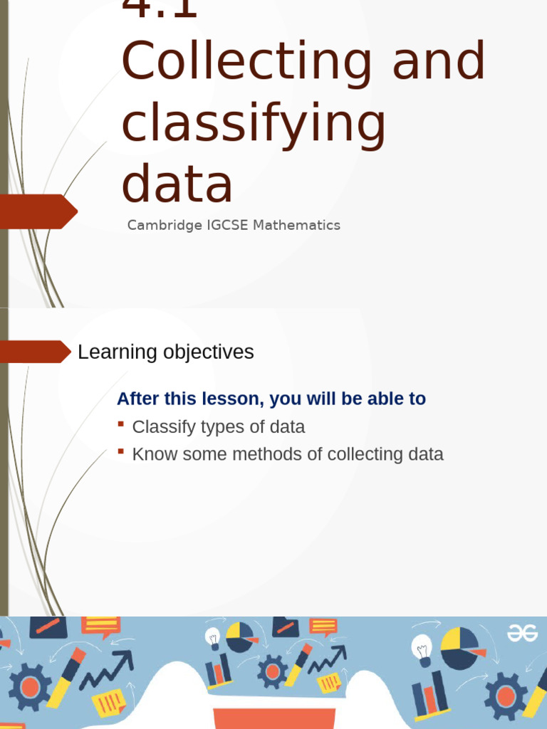 4.1 Collecting and Classifying Data | PDF | Data | Sampling (Statistics)