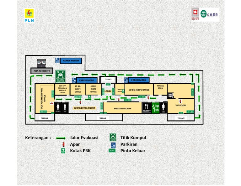 Denah Site Office Project Ambon-2 Gepp 50mw | PDF
