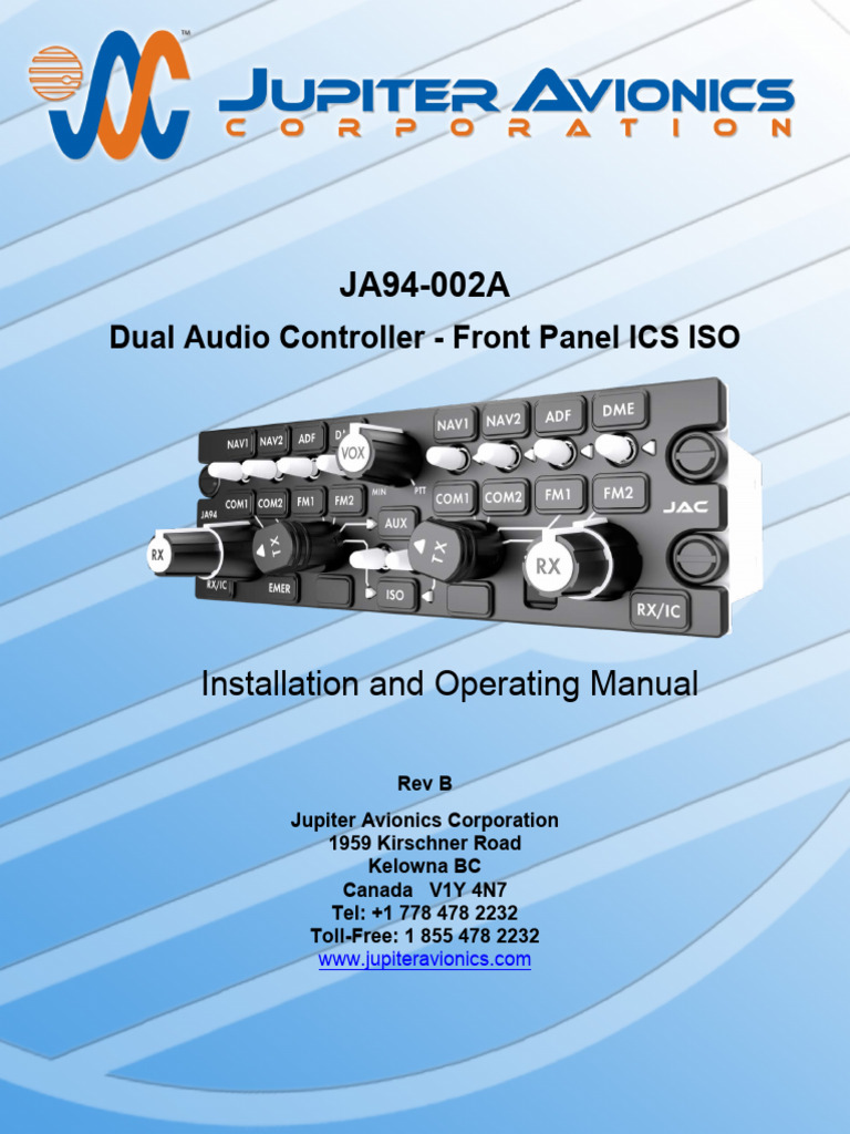 inAndOpManualja94-002a Pdf#page27 | PDF | Electrical Connector | Microphone