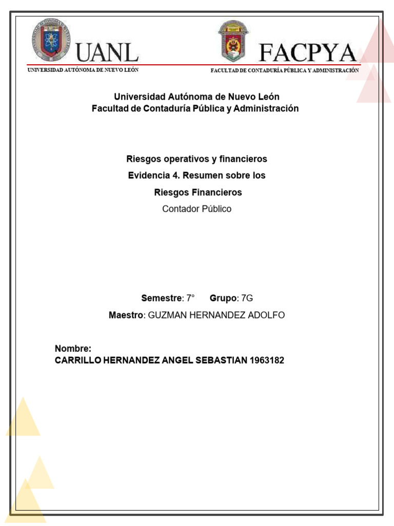 Angel Sebastian Carrillo Hernandez_1963182_EV4 | PDF | Riesgo crediticio | Dinero