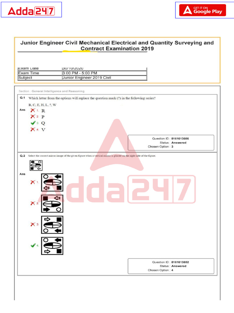 SSC-JE-CIVIL-2019-30-10-2020-Shift-3 | PDF