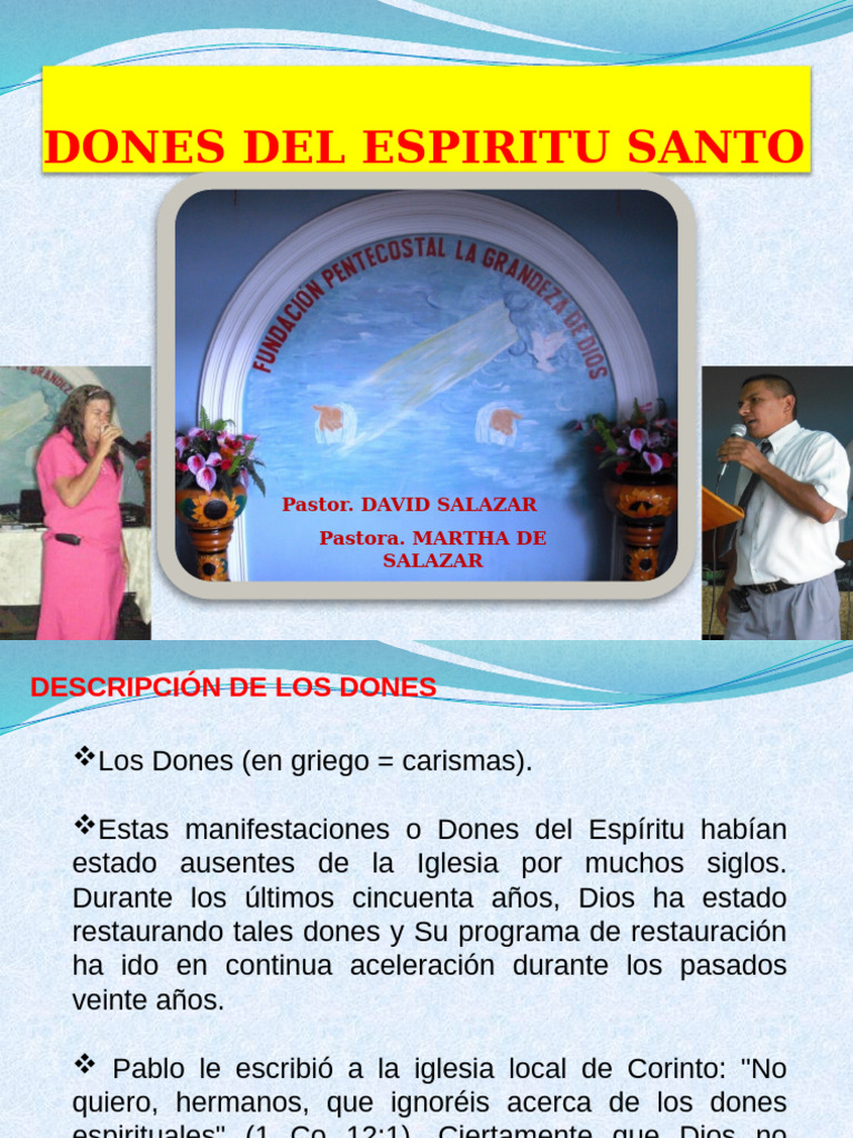 Dones Del Espiritu Santo | PDF | Don espiritual | Profecía