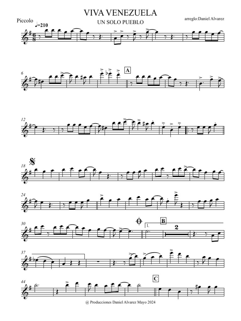 1 Piccolo - Partitura Completa | PDF
