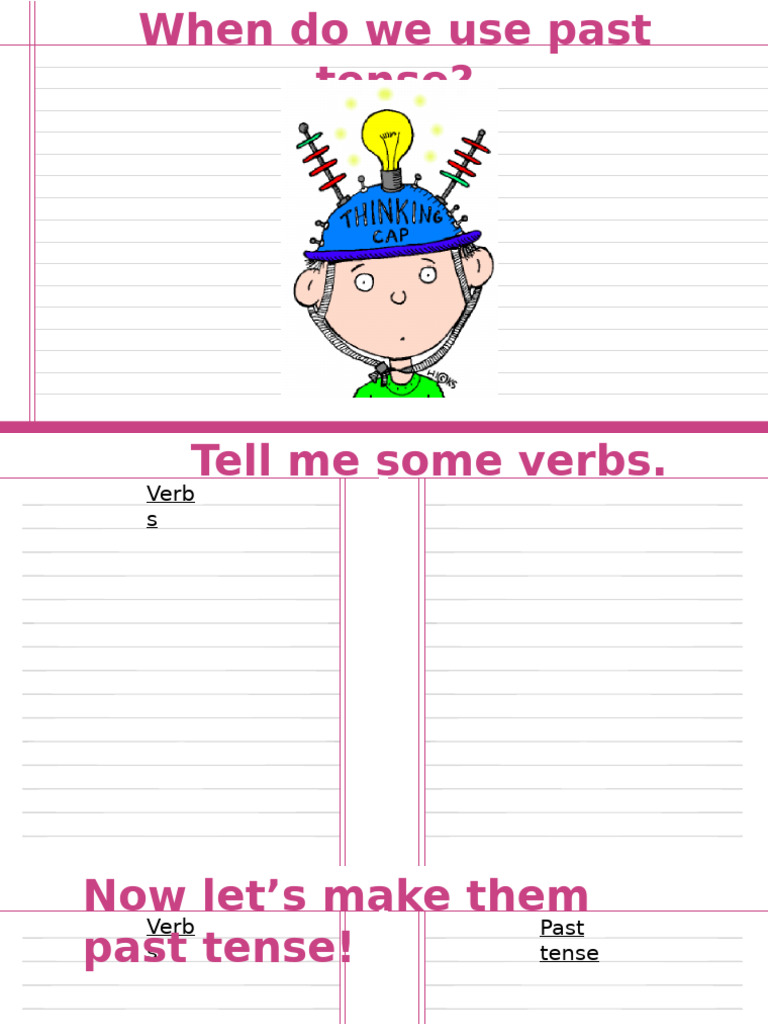 Lesson 7&8- Unit 4, Past Tense | PDF