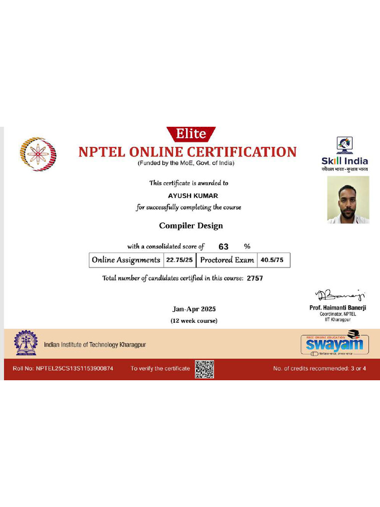 NPTEL Compiler Design | PDF