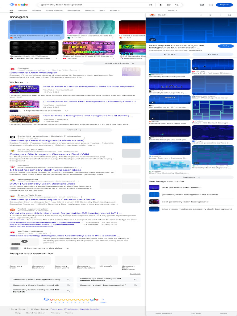 Custom Geometry Dash Background Ideas | PDF