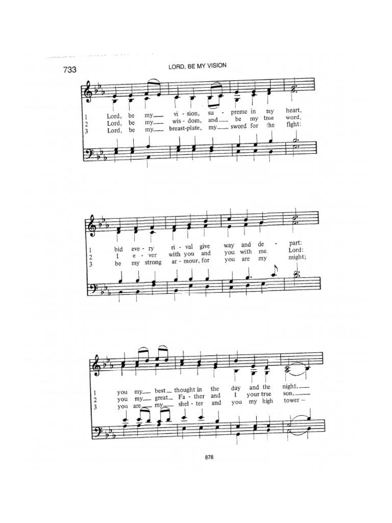 Lord Be My Vision - Instrumental | PDF