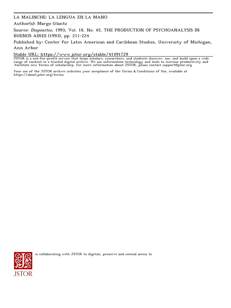 Glantz-LAMALINCHELA-1993 | PDF | Colonización española de las Américas