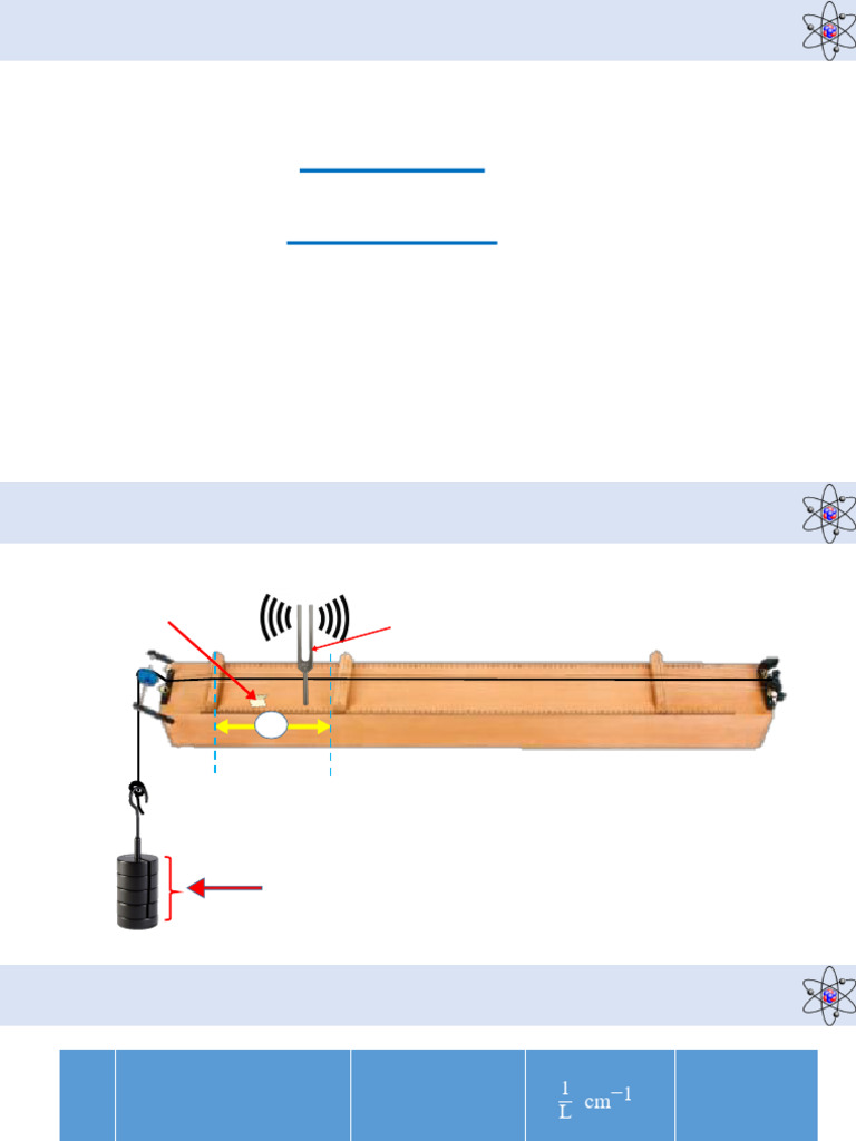 Sonometer Experiment Worksheets and Calculations | PDF | Frequency | Hertz