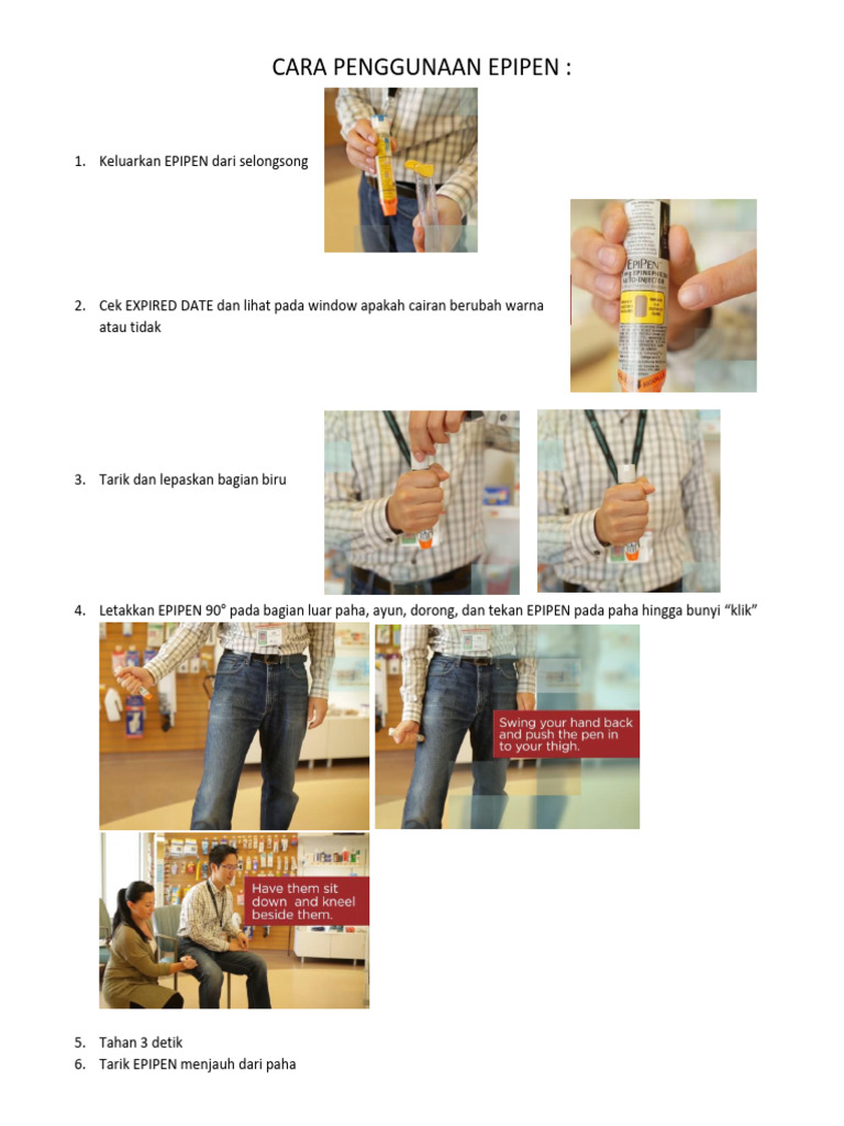 Cara Penggunaan EPIPEN | PDF