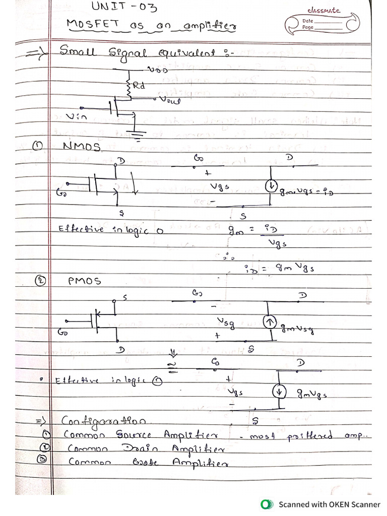 Unit 3 Mosfet | PDF
