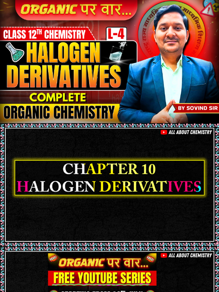 L - 4 CHAPTER - 10 Halogen Derivative | PDF