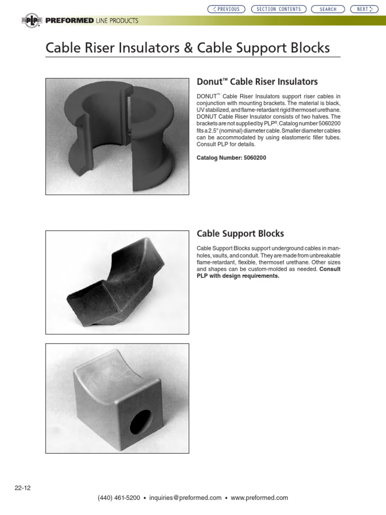 Cable Riser Insulator | PDF