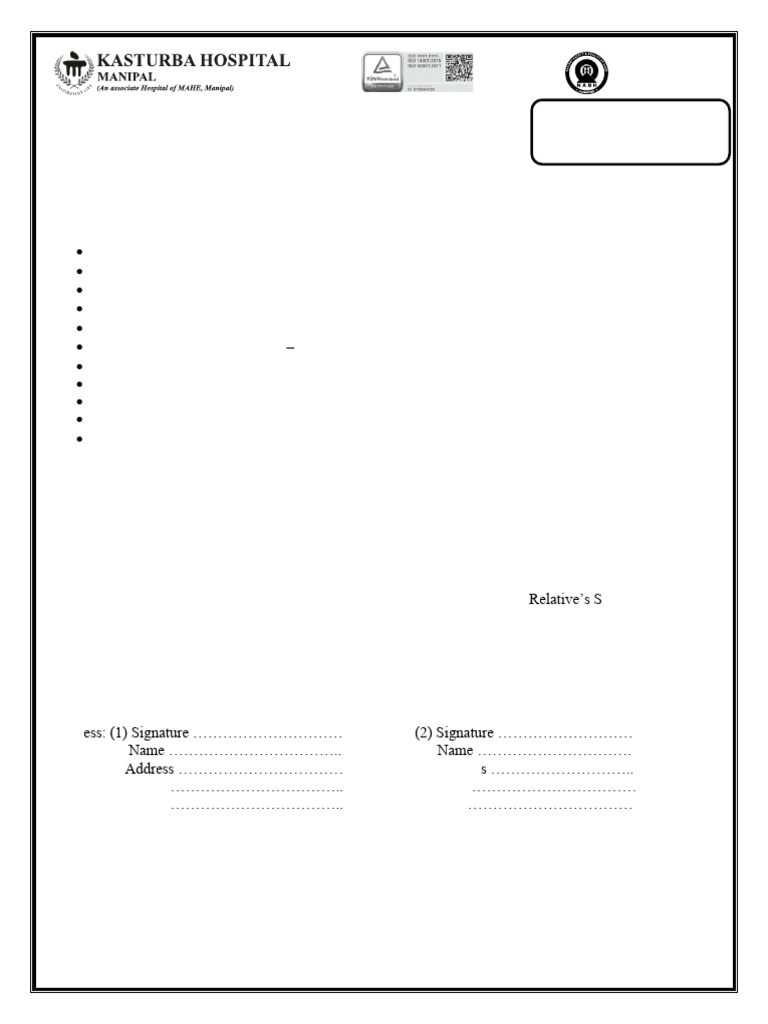 Mr350-Informed Consent For Ray Amputation | PDF | Surgery | Amputation