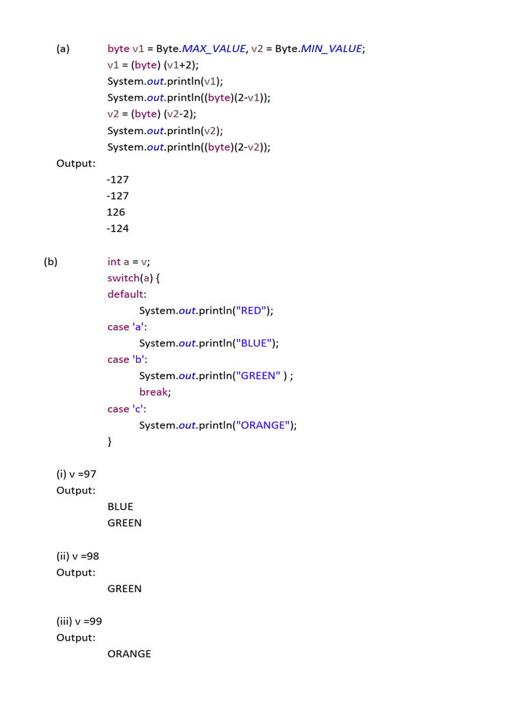 MIDSEM 2025 ANSWERS_251113_223508 | PDF | Integer (Computer Science) | Computer Science