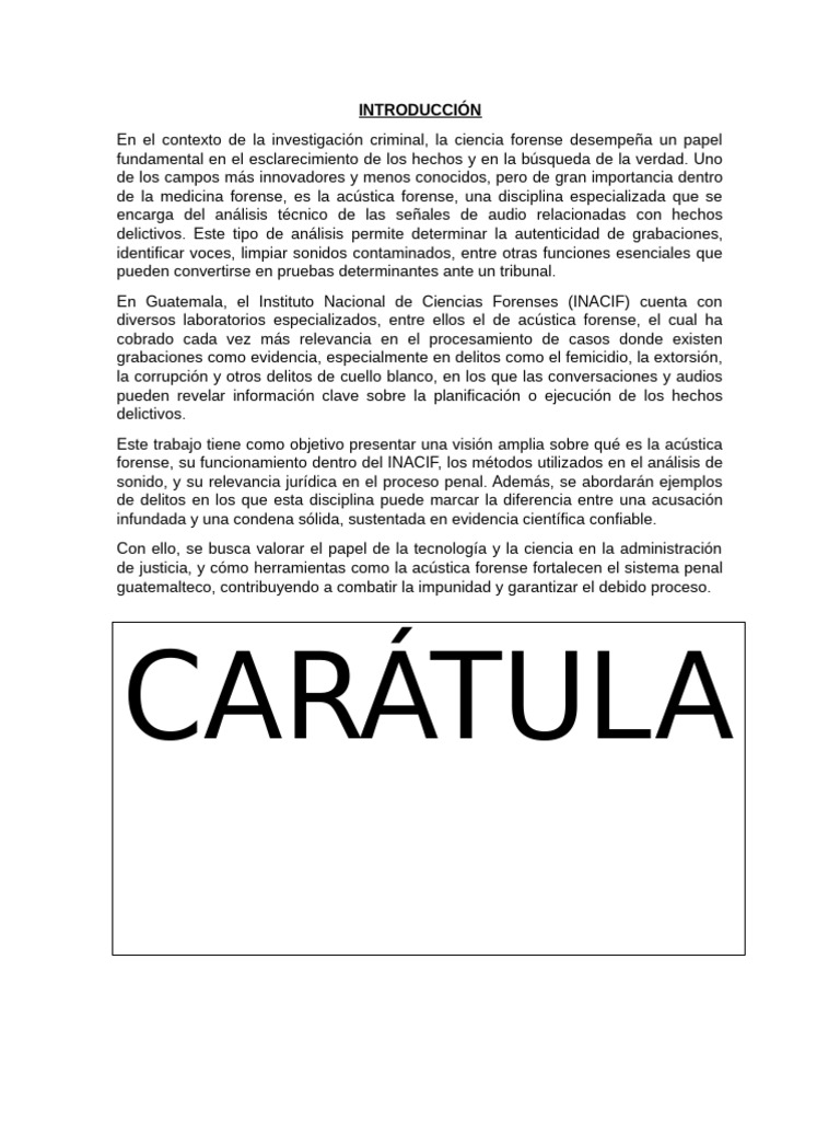 Acustica Forence | PDF | Jurisprudencia médica | Ciencia forense