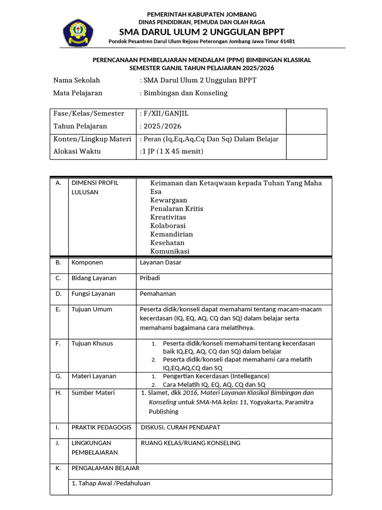 RPL BK XII-ganjil Fix Edit | PDF