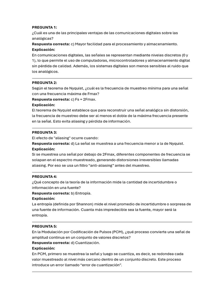 Respuestas Balotario | PDF | Radio | Telecomunicaciones