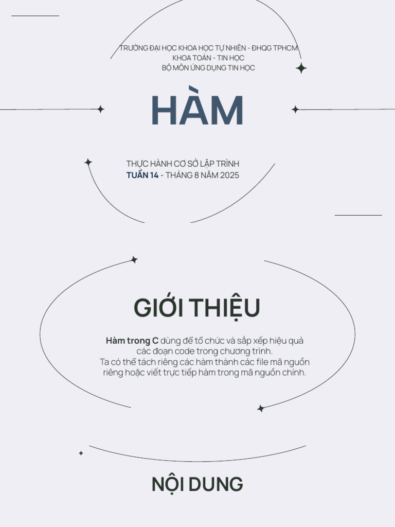 Lec 8 - Hàm | PDF