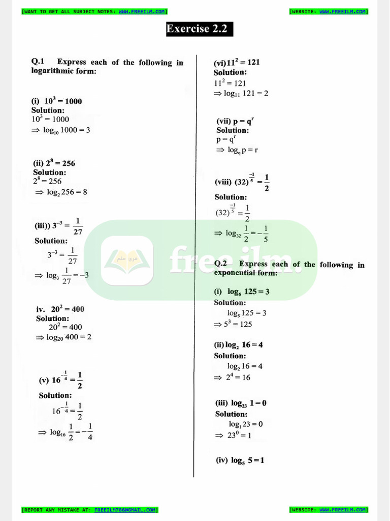 9th Math New Ch2 Ex2.2 | PDF