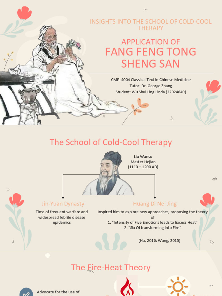 CMPL4004 Fang Feng Tong Sheng San Presentation | PDF | Traditional ...