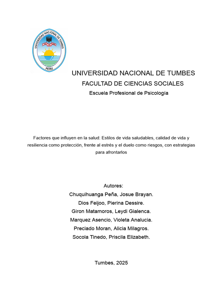 P. SALUD-I UNIDAD-MONOGRAFIA | PDF | Dolor | Estrés (biología)