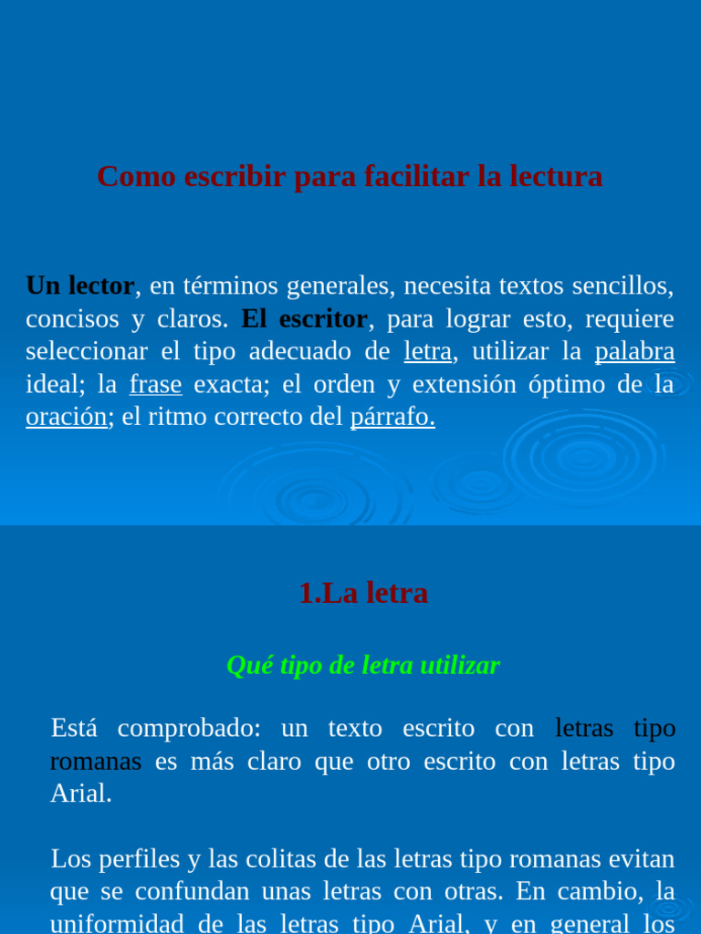 Como Escribir para Atrapar Al Lector | PDF | Palabra | Oración ...