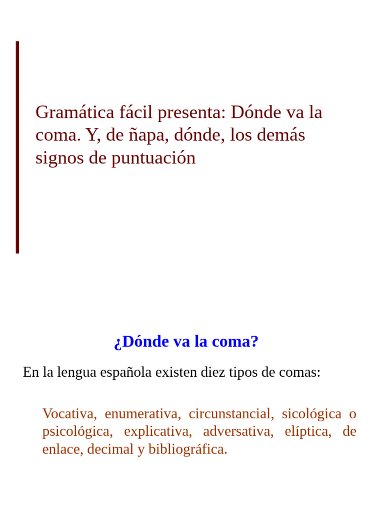 Dónde Va La Coma (INT) | PDF | Coma | Verbo