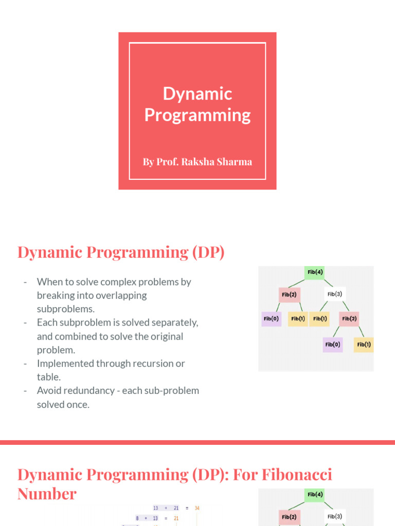 DynamicProgramming DSA | PDF | Dynamic Programming | Computer Science