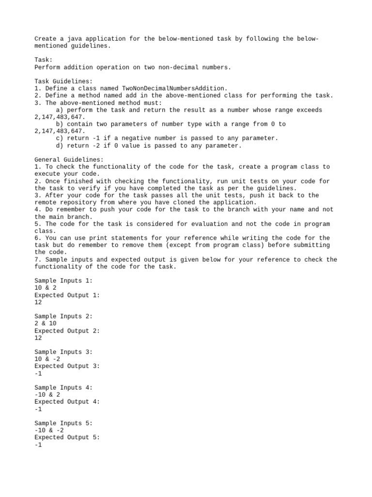 Problem Statement | PDF