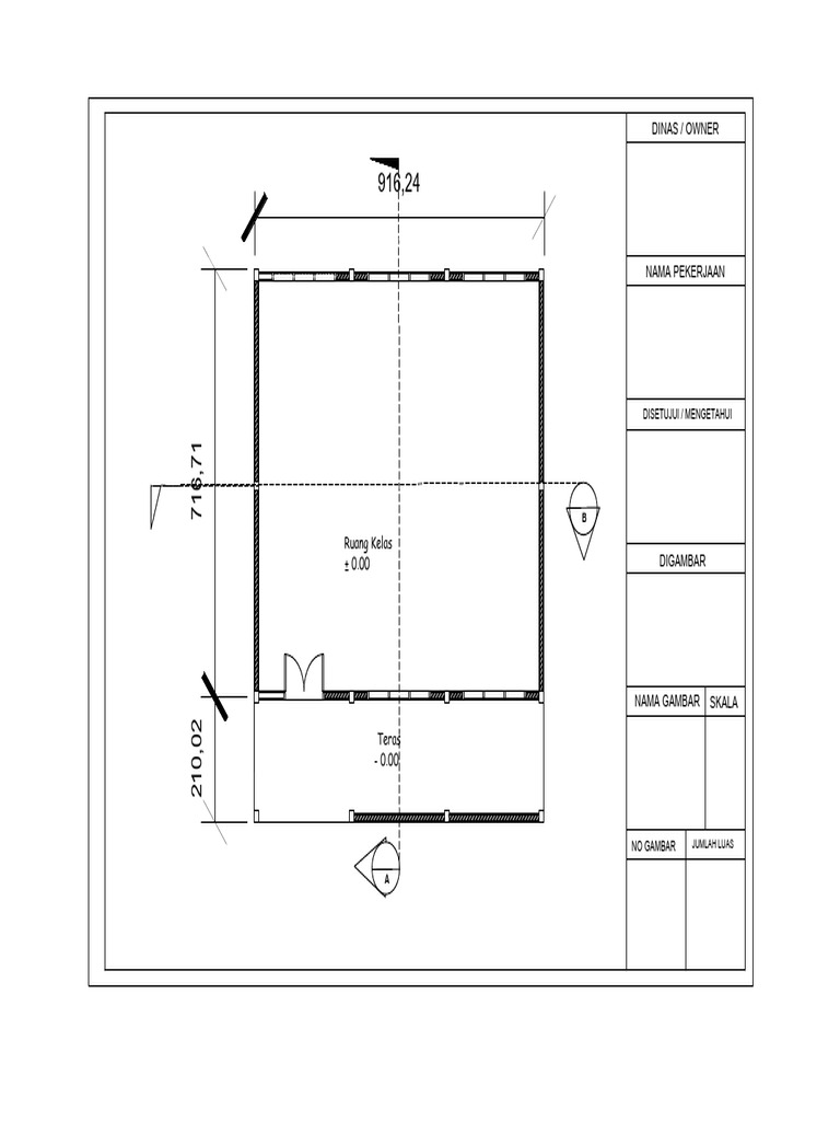 Denah Smp Pkl Akhir | PDF