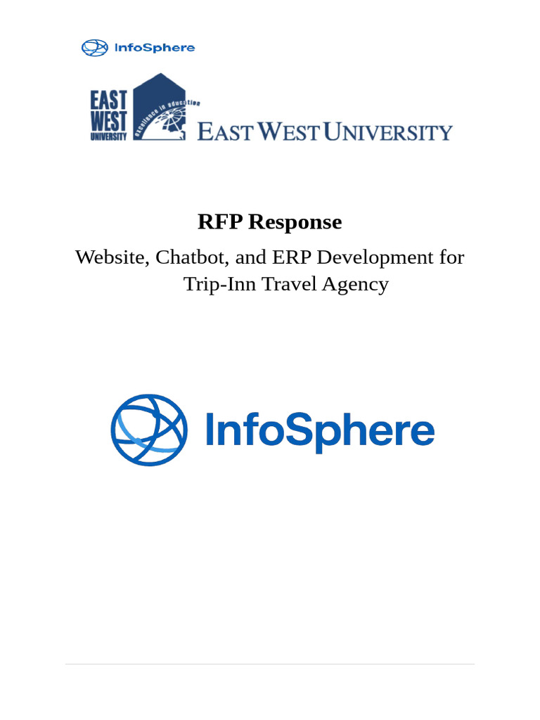 RFP Response Final1 | PDF | Enterprise Resource Planning | Cloud Computing