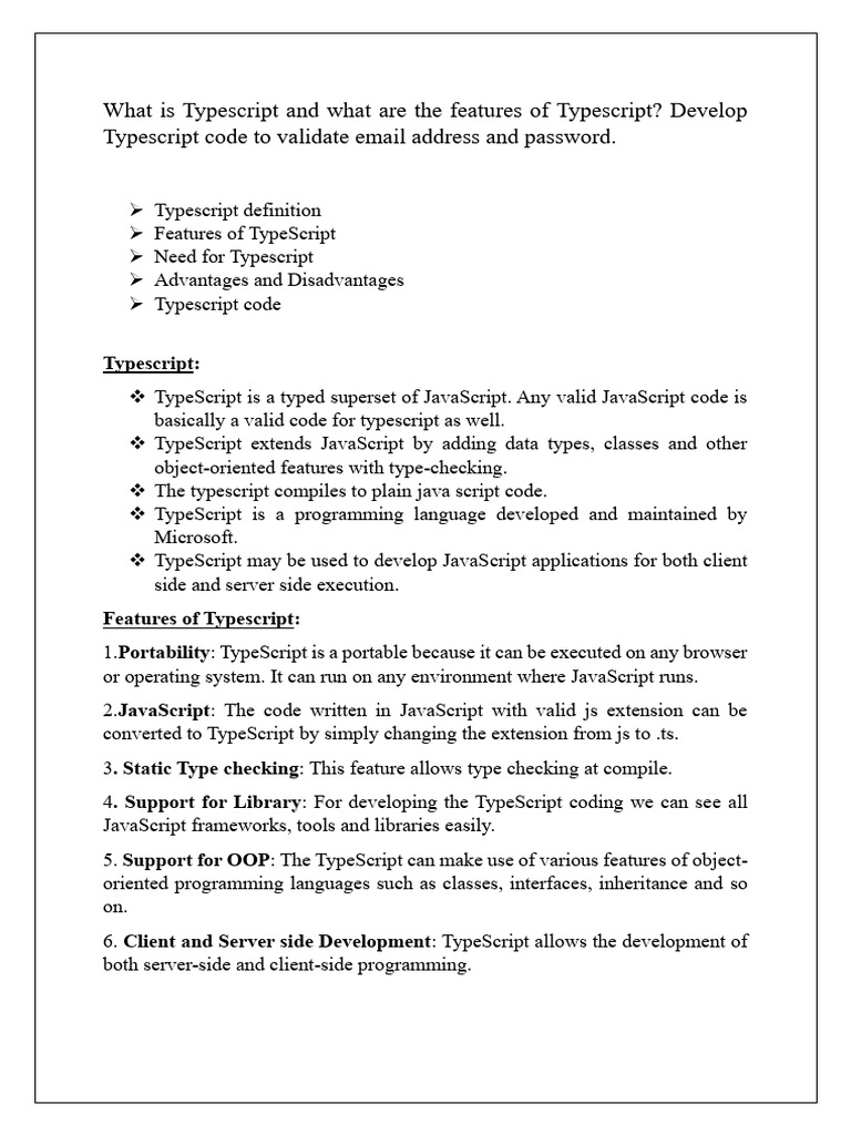 Typescript | PDF | Java Script | Object Oriented Programming