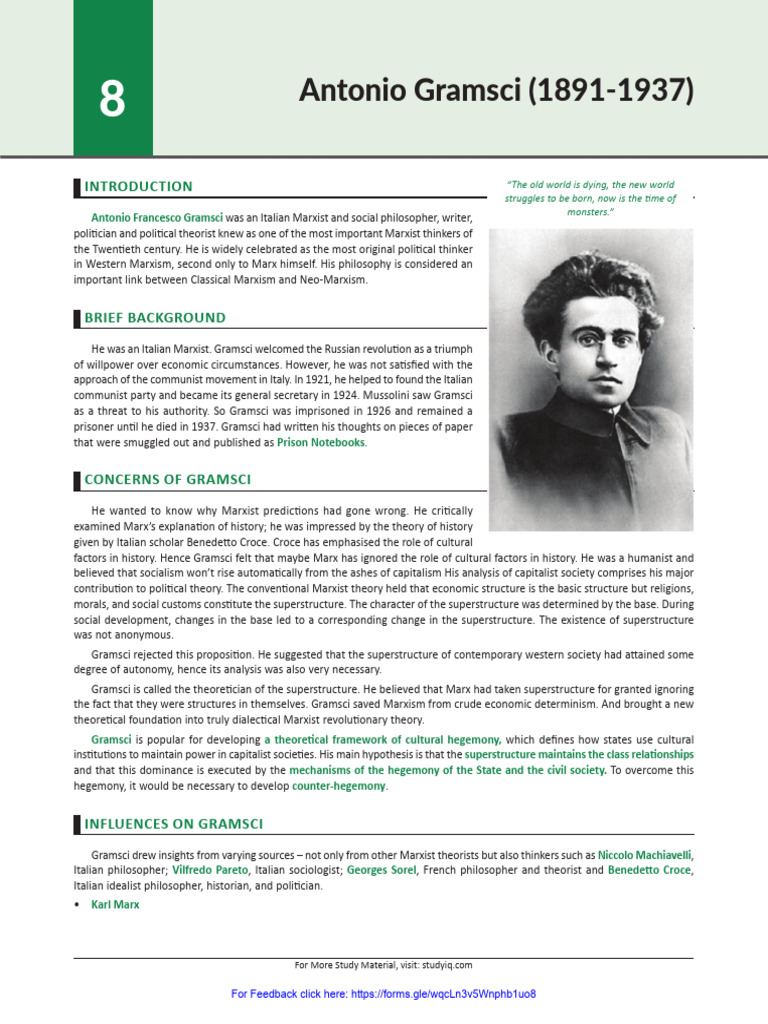 Gramsci | PDF | Antonio Gramsci | Marxism