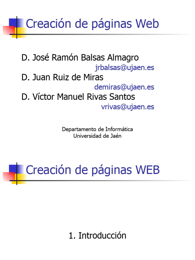 Creación de Páginas Web: Guía Completa | PDF | Protocolo de ...