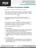 Employee Training Bond Agreement | PDF | Bonds (Finance) | Employment