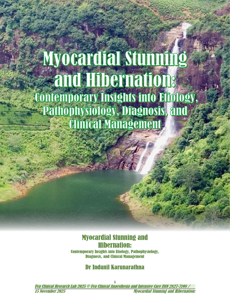 Myocardial Stunning and Hibernation Insights | PDF | Ischemia ...