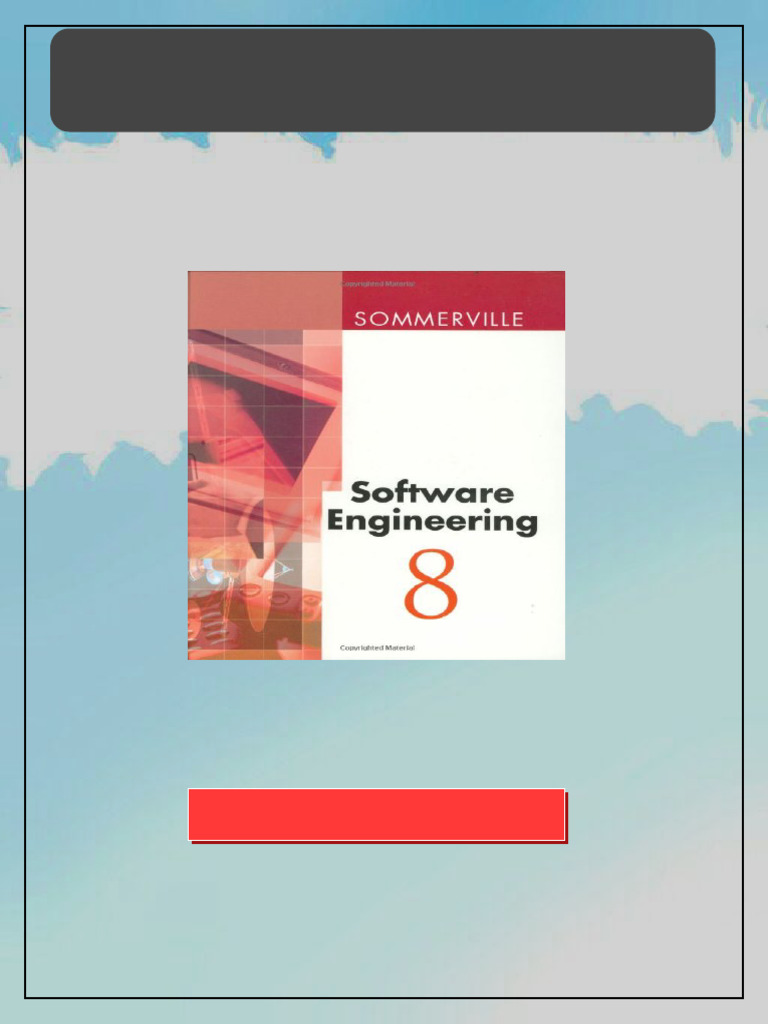 Software Engineering Update 8th Edition Ian Sommerville all chapters ...