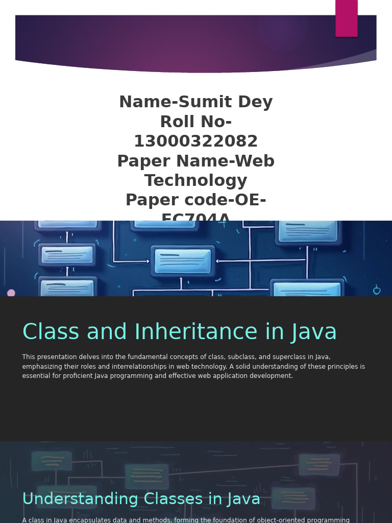 Class and Inheritance in Java | PDF | Inheritance (Object Oriented Programming) | Class ...