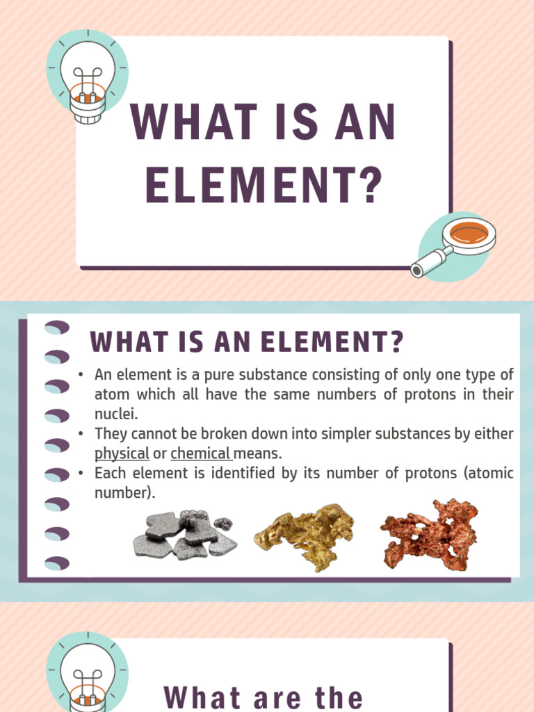 Understanding Elements as Pure Substances | PDF | Mixture | Chemical ...